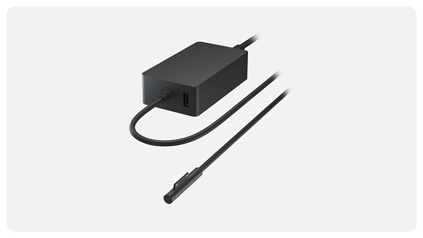 A Surface 127W Power Supply and Surface Connect cable. 