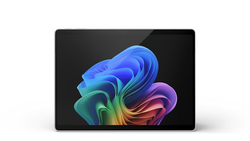 Une Surface Pro pour les entreprises, Copilot+ PC (Snapdargon), en couleur Platine.