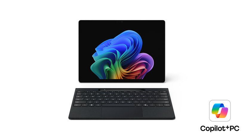 Une Surface Pro pour les entreprises, Copilot+ PC (Intel), en couleur Platine.