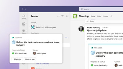 Set Team and Company Goals – Business Goal Setting | Microsoft Viva