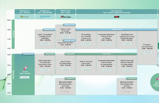 AI Skilling Week: 5 Tage rund um KI. Kostenlos. Digital.